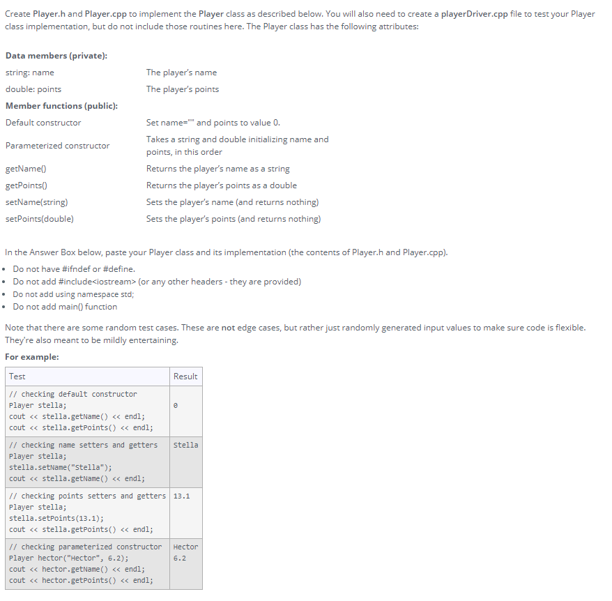 Solved C++. I'd appreciate if you make it not in the main | Chegg.com