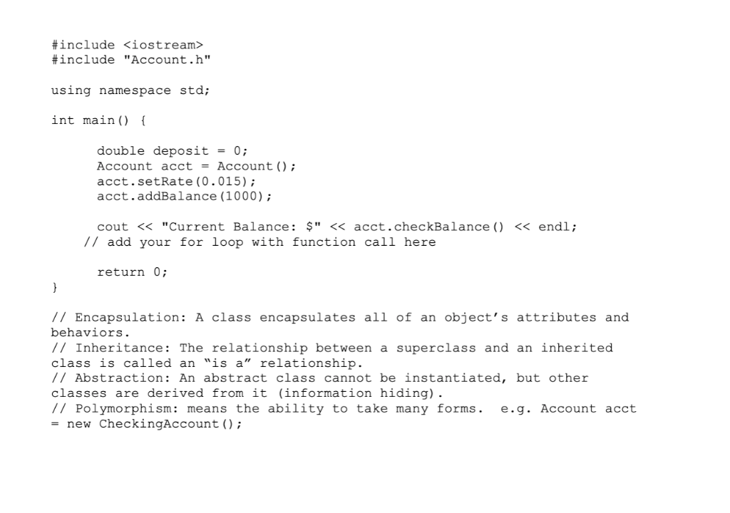 #ifndef Account Header #include #include using | Chegg.com
