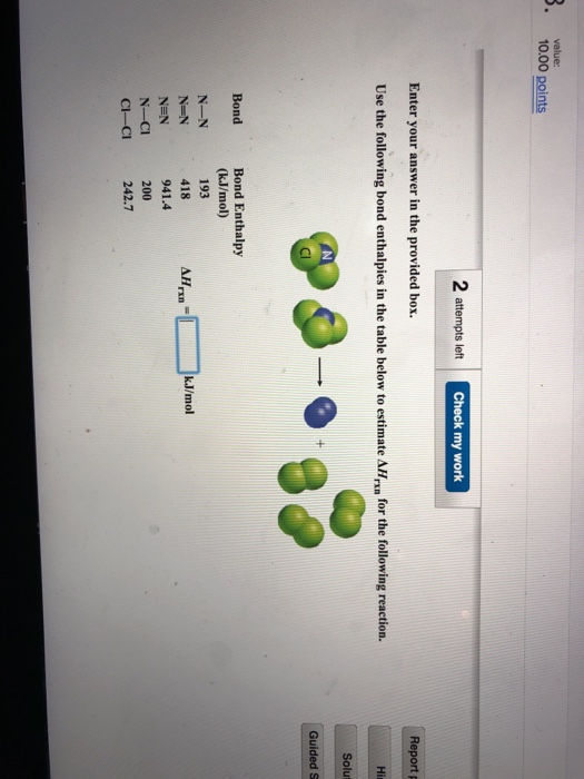 Solved value: 10.00 points 2 attempts left Check my work | Chegg.com