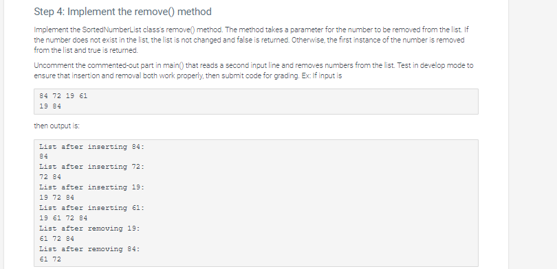 Solved JAVA Just focus on getting the corresponding output | Chegg.com