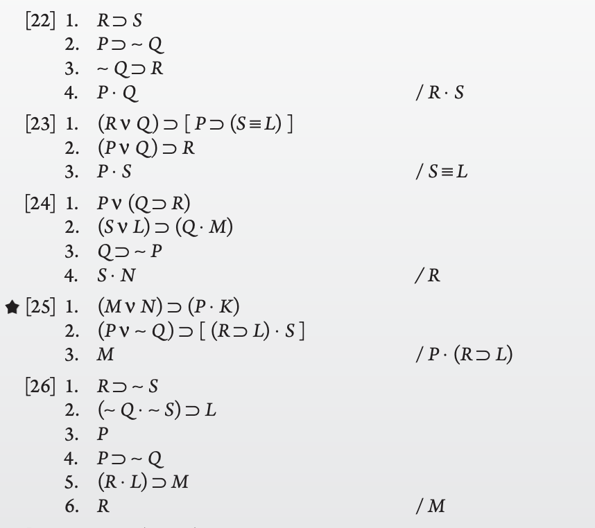 Solved III. Use the eight implication rules to complete the | Chegg.com