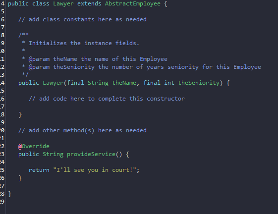 Solved 13 public final class EmployeeMain { /** A formatter | Chegg.com