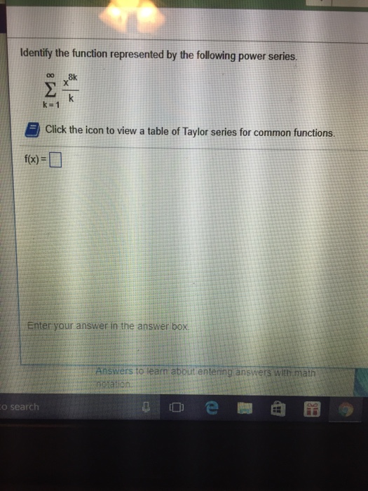Solved Identify the function represented by the following | Chegg.com