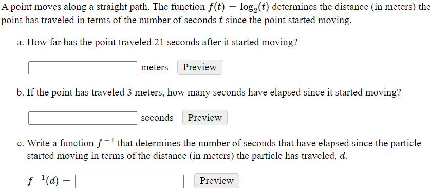 Solved A point moves along a straight path. The function | Chegg.com