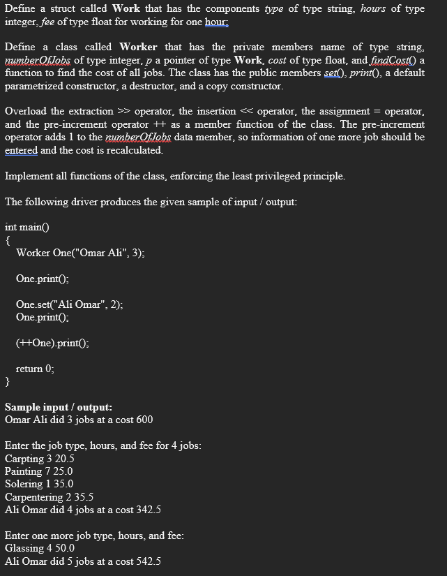 Solved C Language Please Please Specify Each 