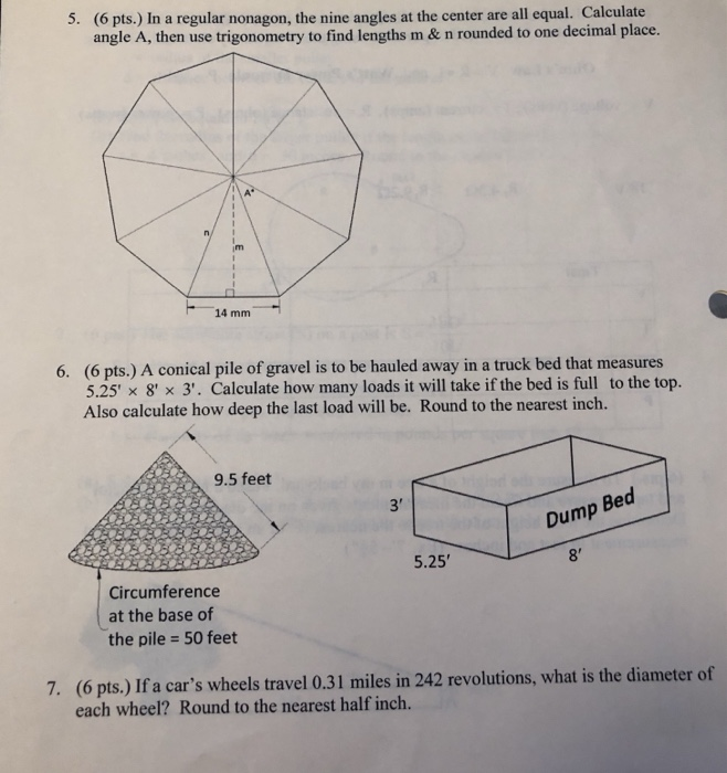 Regular Nonagon Angles