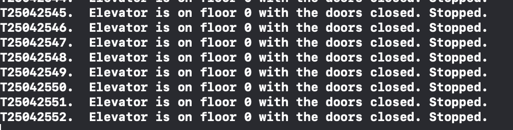 Solved This is my code in the file Elevator.cpp:With a | Chegg.com