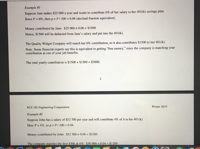 Solved Winter 2019 ECE 102 Engineering Computation Problem | Chegg.com