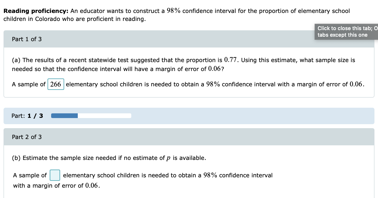 Solved Reading proficiency: An educator wants to construct a | Chegg.com