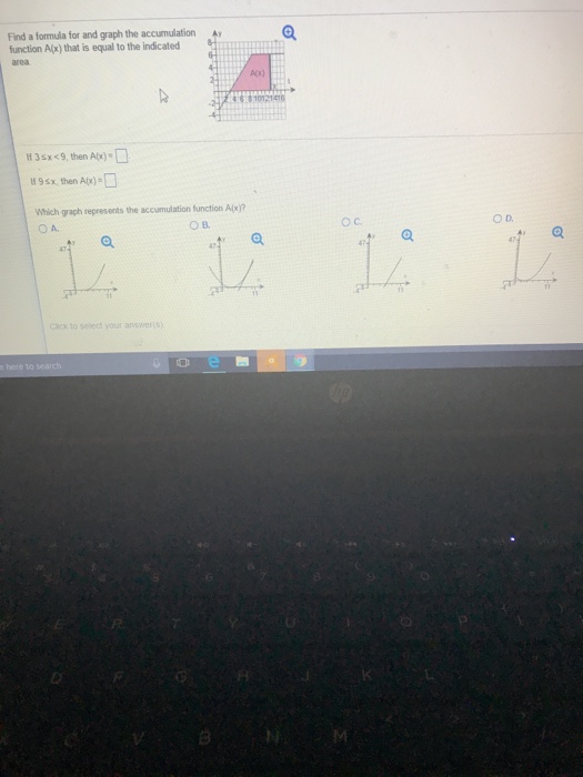 Solved Find a formula for and graph the accumulation | Chegg.com