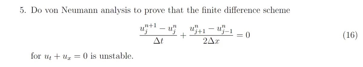 Solved 5 Do Von Neumann Analysis To Prove That The Finite
