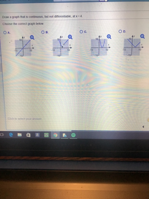 Solved Draw a graph that is continuous, but not | Chegg.com