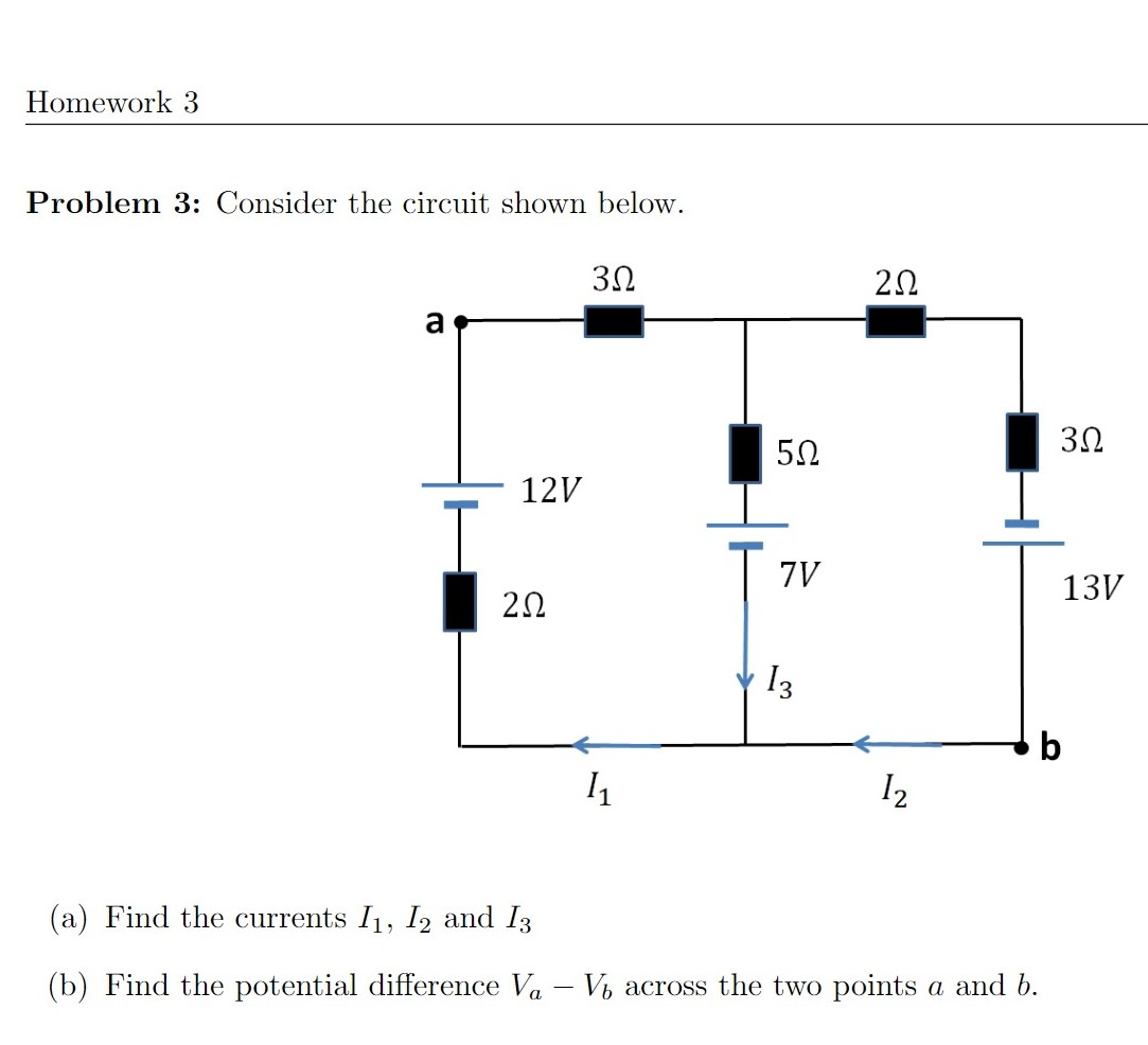 Solved Homework 3 Problem 3: Consider the circuit shown | Chegg.com