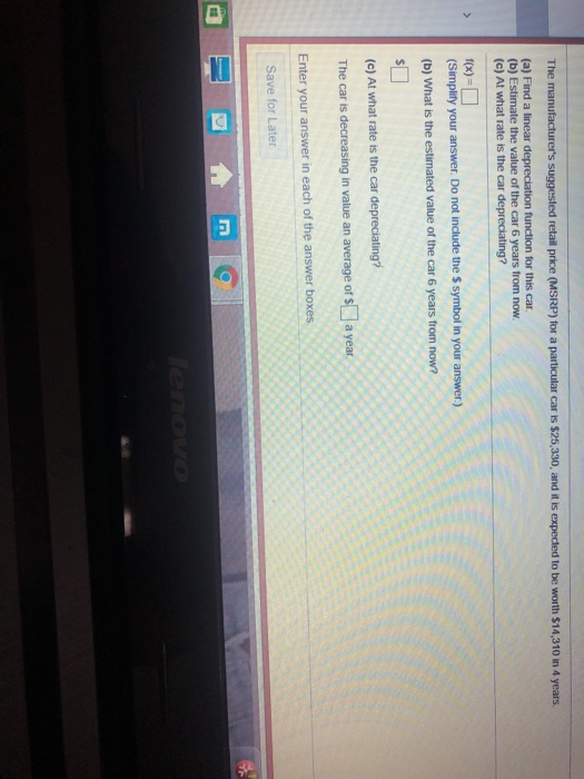 Solved The manufacturer's suggested retail price (MSRP) for | Chegg.com