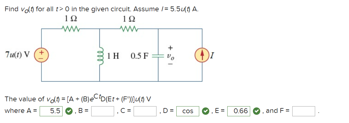 Solved Find v0(t) for all t>0 in the given circuit. Assume | Chegg.com