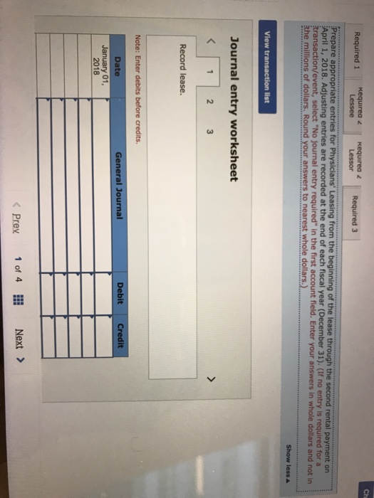 Solved hapter 15 Lease Part one Help Save & Exit Submit Rand | Chegg.com
