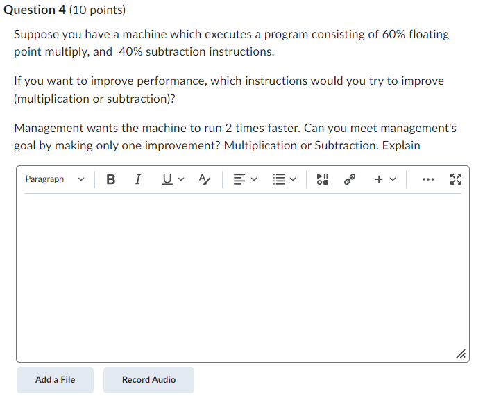 Solved Suppose You Have A Machine Which Executes A Program 