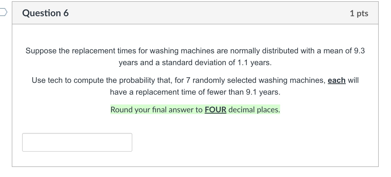 Solved Suppose the replacement times for washing machines | Chegg.com