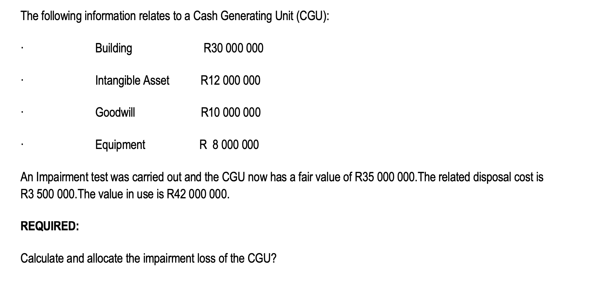 Solved The following information relates to a Cash | Chegg.com