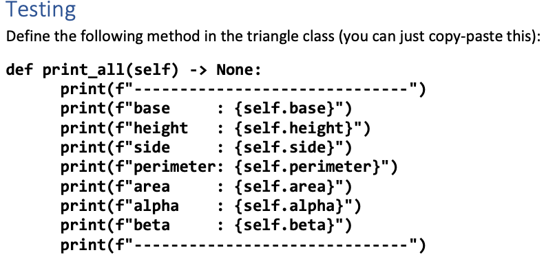 Solved Your task is to design a Python3 class that models an | Chegg.com