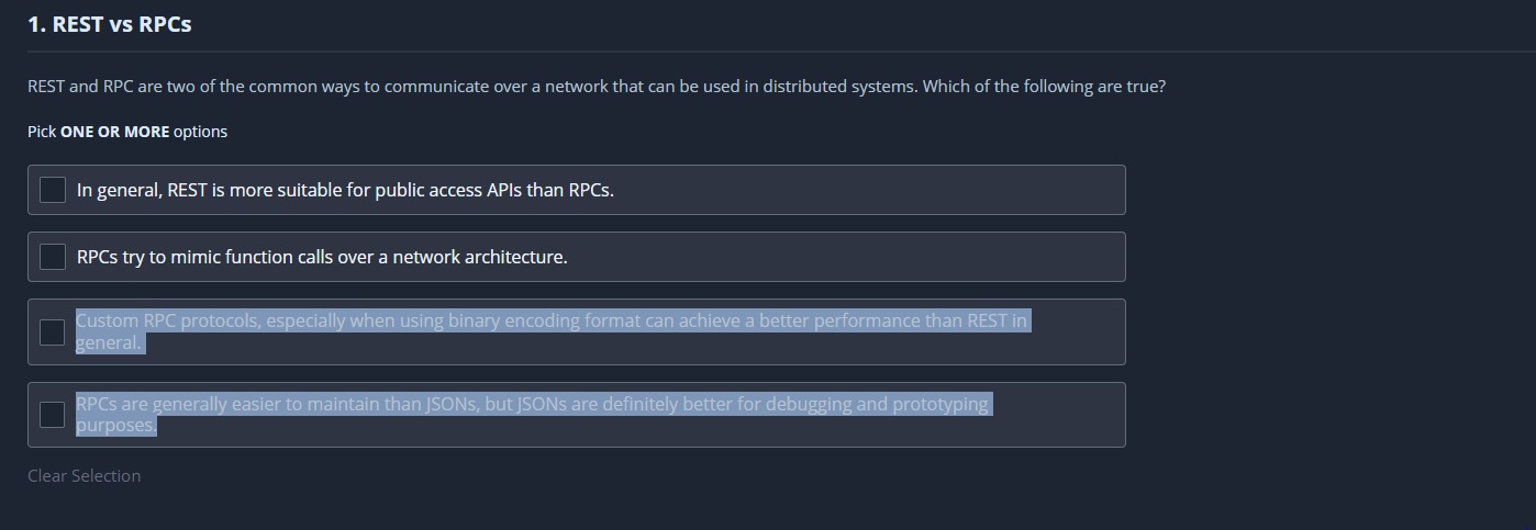 Solved 1. REST vs RPCs REST and RPC are two of the common | Chegg.com