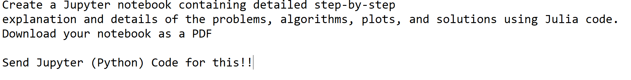 Solved Create a Jupyter notebook containing detailed | Chegg.com