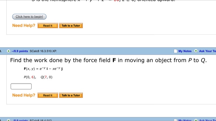 Solved Find the work done by the force field F in moving an | Chegg.com