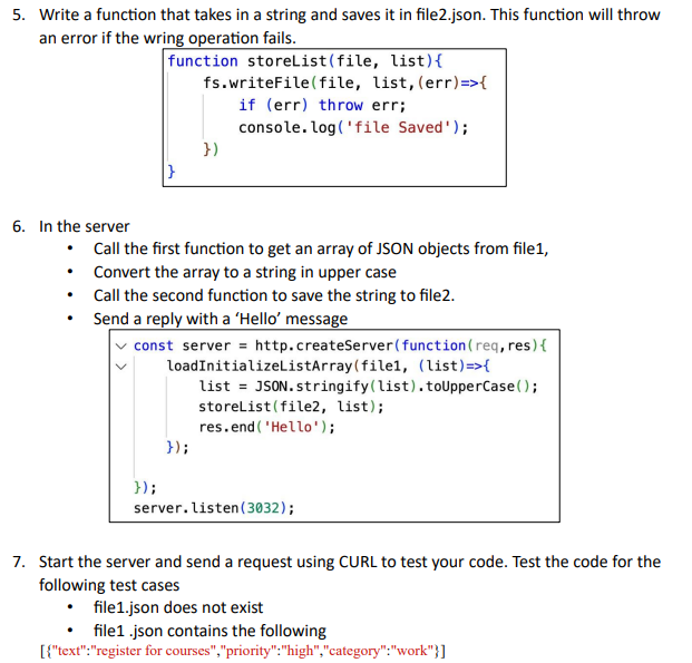 Solved 5. Write a function that takes in a string and saves | Chegg.com