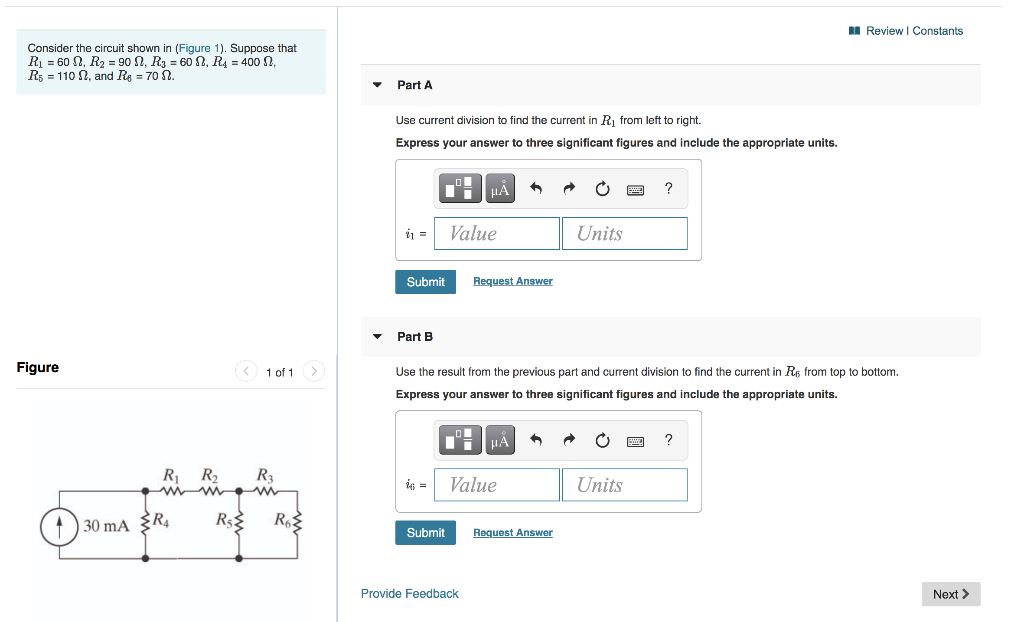 Solved MI Review | Constants Consider the circuit shown in | Chegg.com