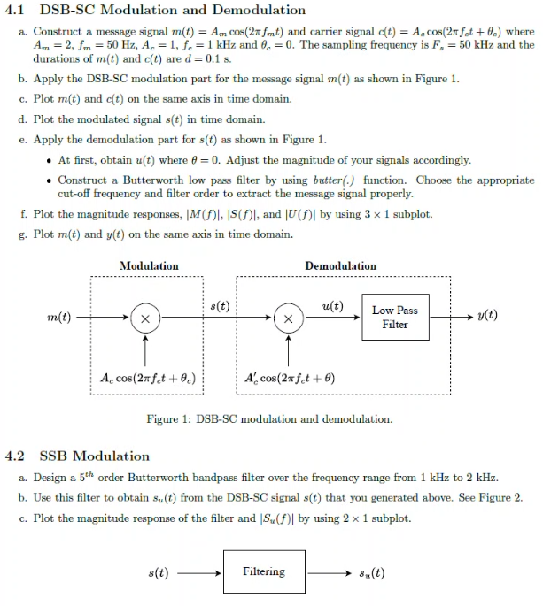 4 1 Dsb Sc Modulation And Demodulation A Construct A