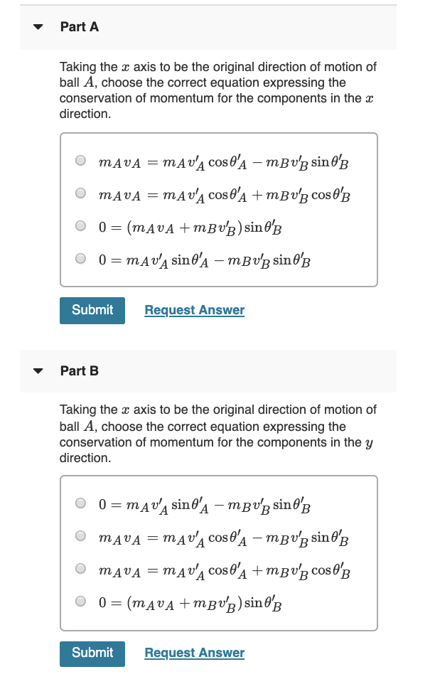 Solved Billiard ball A of mass mA = 0.115 kg moving with | Chegg.com