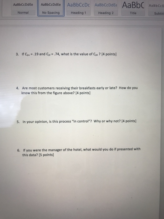 Solved Process Capability Exercise (from www.sigmaxl.com) A | Chegg.com