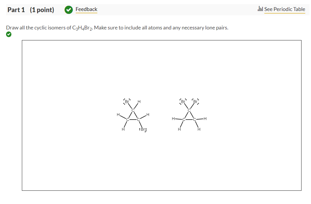Solved Draw all the linear isomers of C3H4Br2 ﻿that contain | Chegg.com