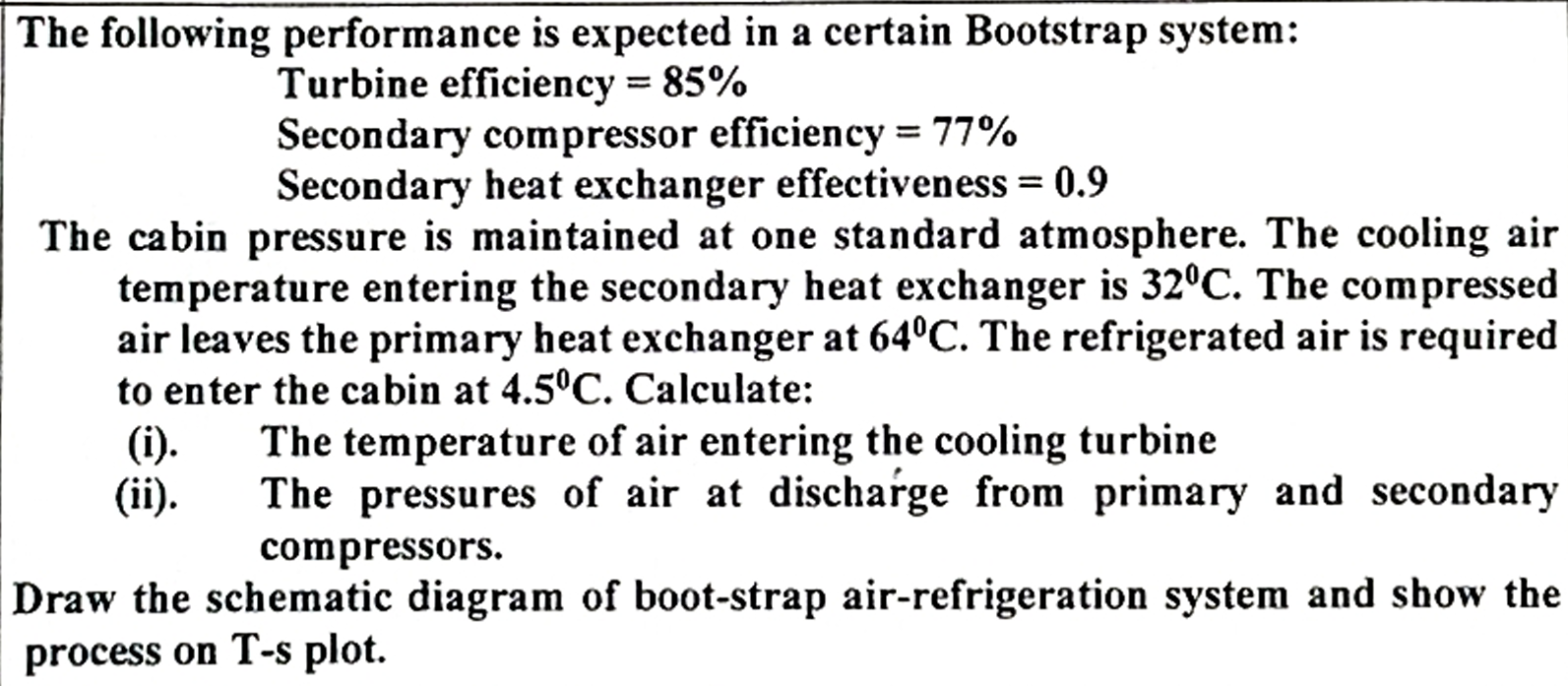 Solved The following performance is expected in a certain | Chegg.com