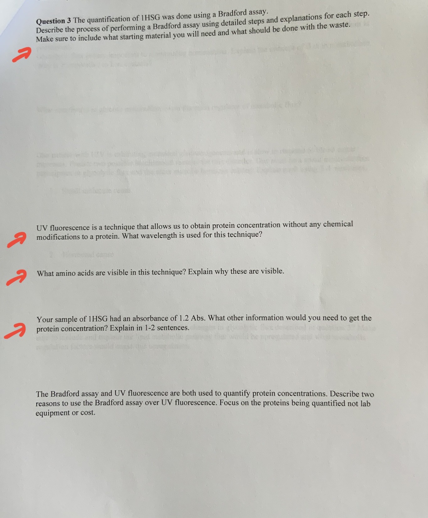 Solved Question 3 The quantification of 1HSG was done using | Chegg.com