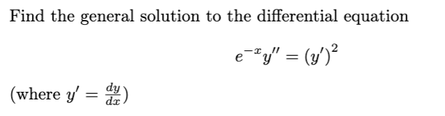 Solved Find the general solution to the differential | Chegg.com