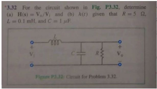 Solved 3.32 For the circuit shown in Fig. P3.32, determine | Chegg.com