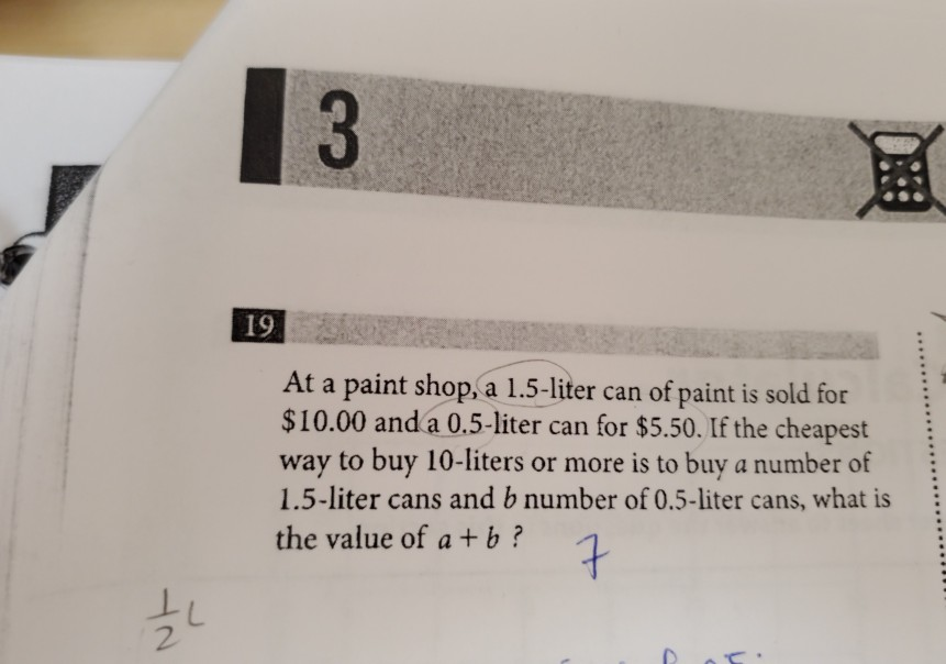 Solved the answer is 7, but I want to know a mathematical | Chegg.com