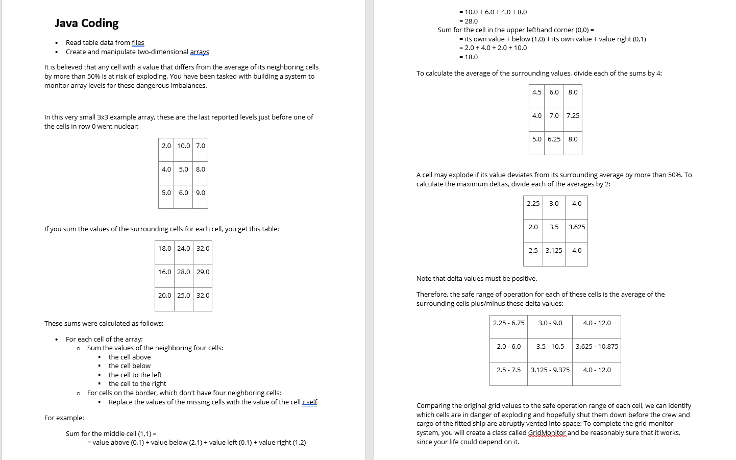 Solved Java Coding Read Table Data From Files Create And 0369