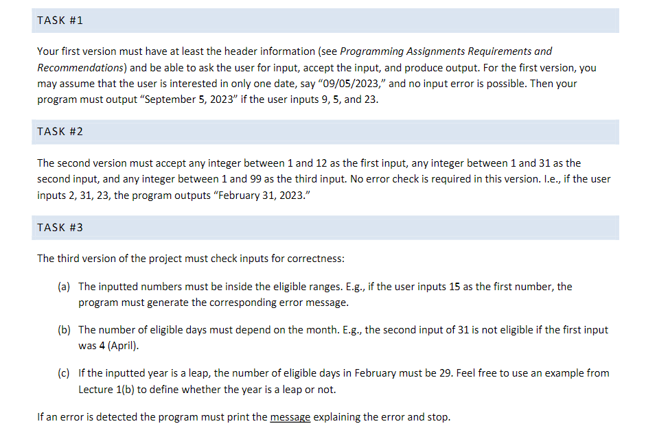 Solved In this assignment, you will write a simple Java | Chegg.com