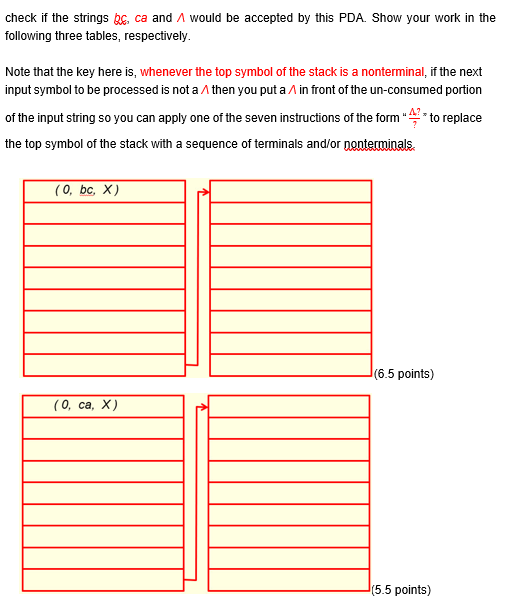 Solved 2. Given the following empty-stack PDA, (14 points) | Chegg.com