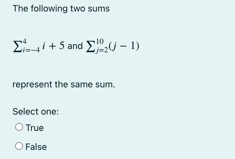 Solved The following two sums 10 1--4 i + 5 and 2}-2(– 1) | Chegg.com