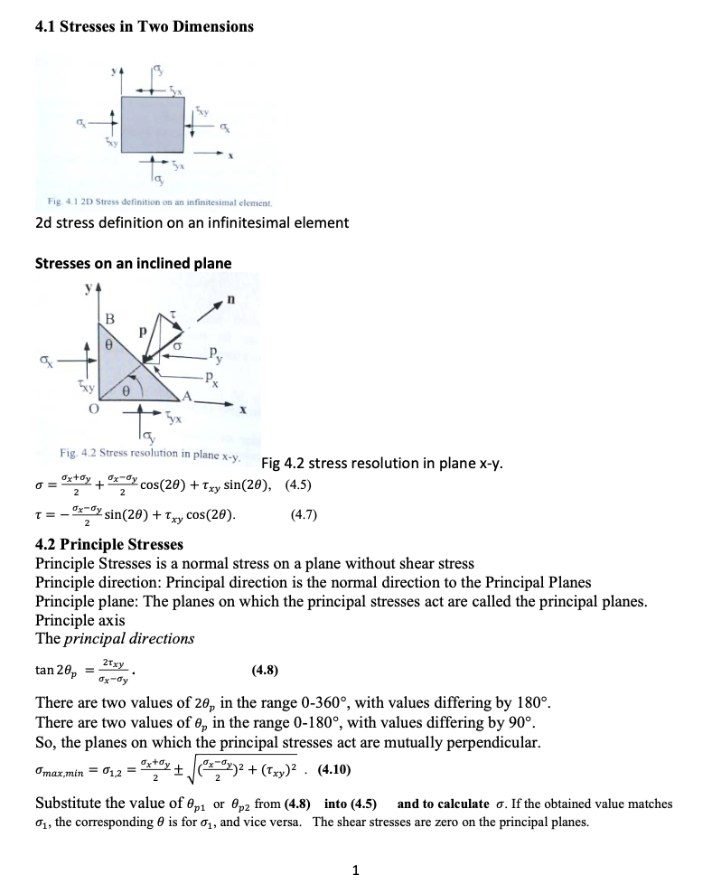 Solved Question 1: The element diagram below shows that the | Chegg.com