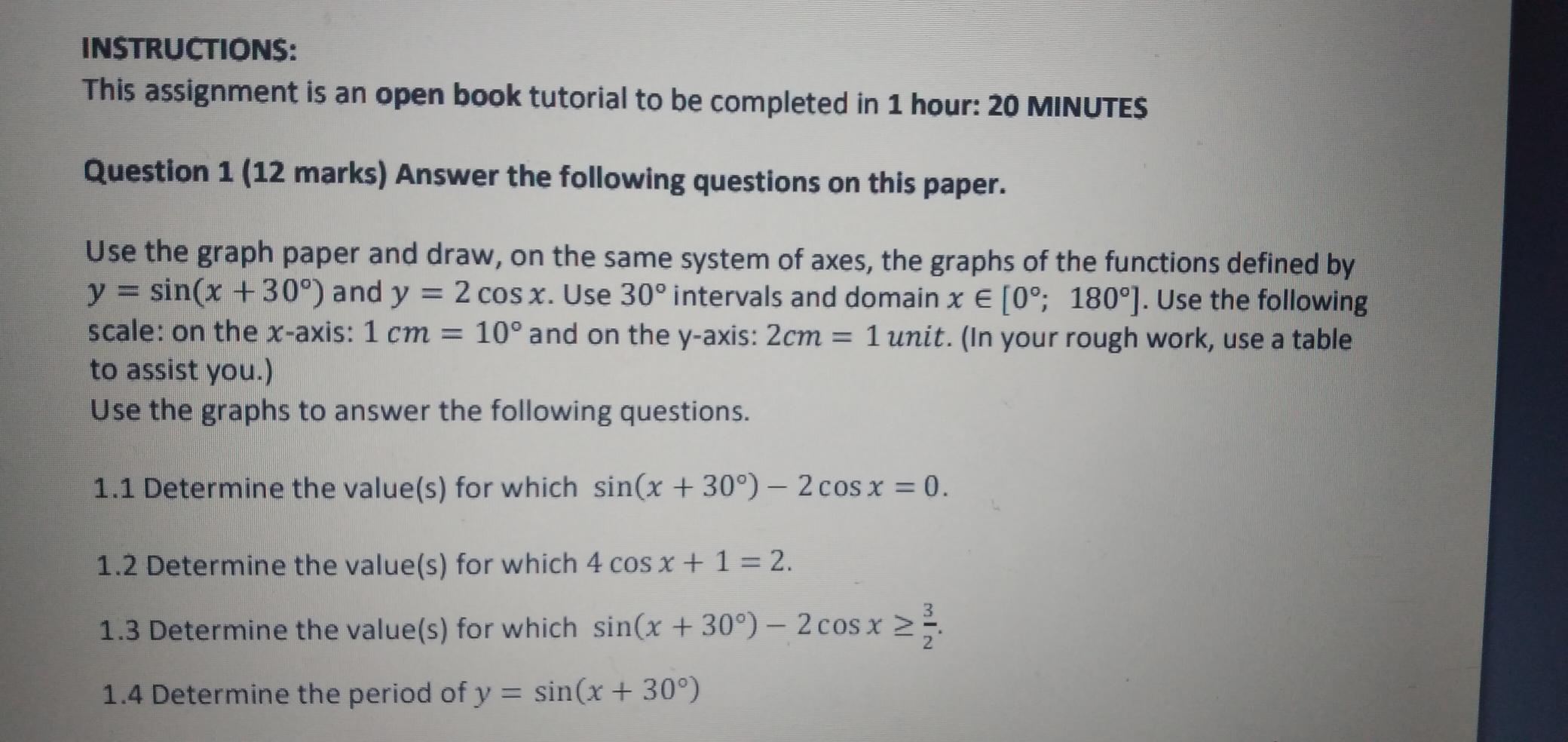 Solved INSTRUCTIONS: This assignment is an open book | Chegg.com