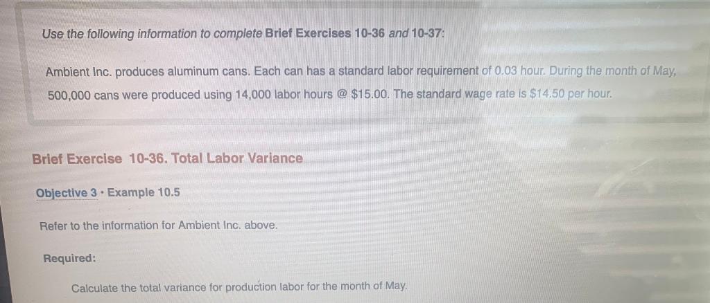 Solved Use the following information to complete Brief | Chegg.com