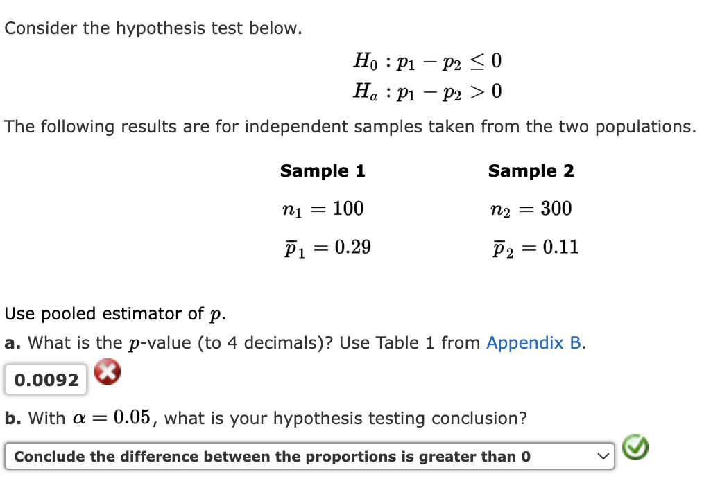 Solved Consider the hypothesis test below. | Chegg.com