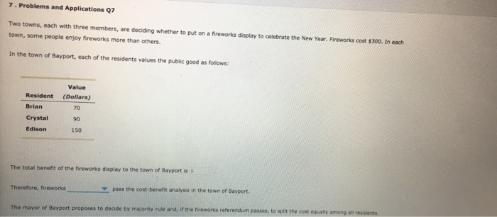 Solved 7 . Problems and Applications Q7 Two towns, each with | Chegg.com