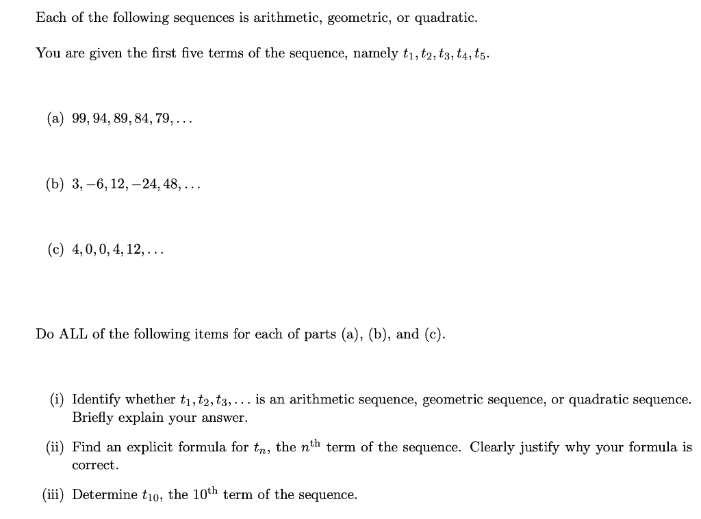 Solved Do ALL of the following items for each of parts (a), | Chegg.com
