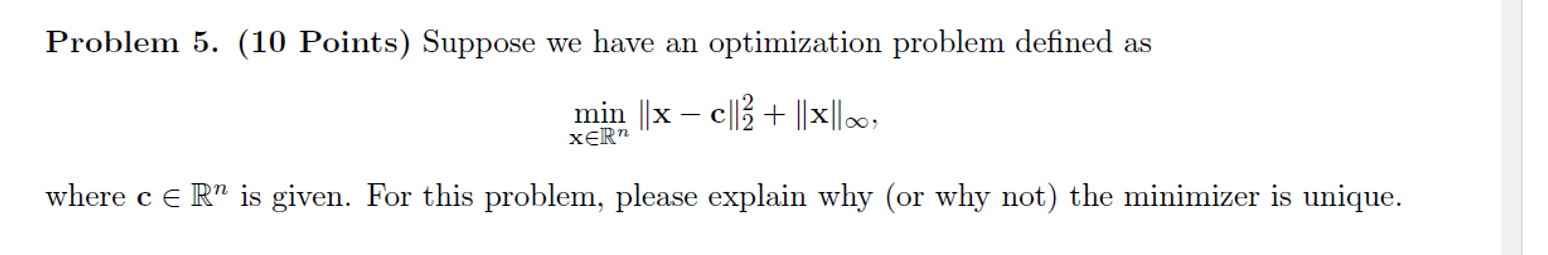 Solved Problem 5. (10 Points) Suppose we have an | Chegg.com Solved Problem 5. (10 Points) Suppose we have an | Chegg.com