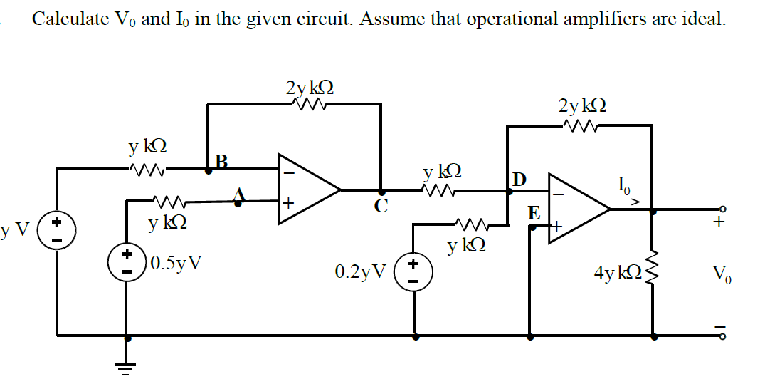 Solved Calculate Vo and Io in the given circuit. Assume that | Chegg.com
